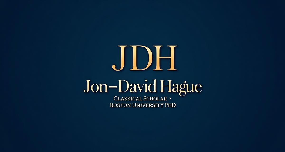 Jon-David Hague | Founder, Educator, Classical Scholar